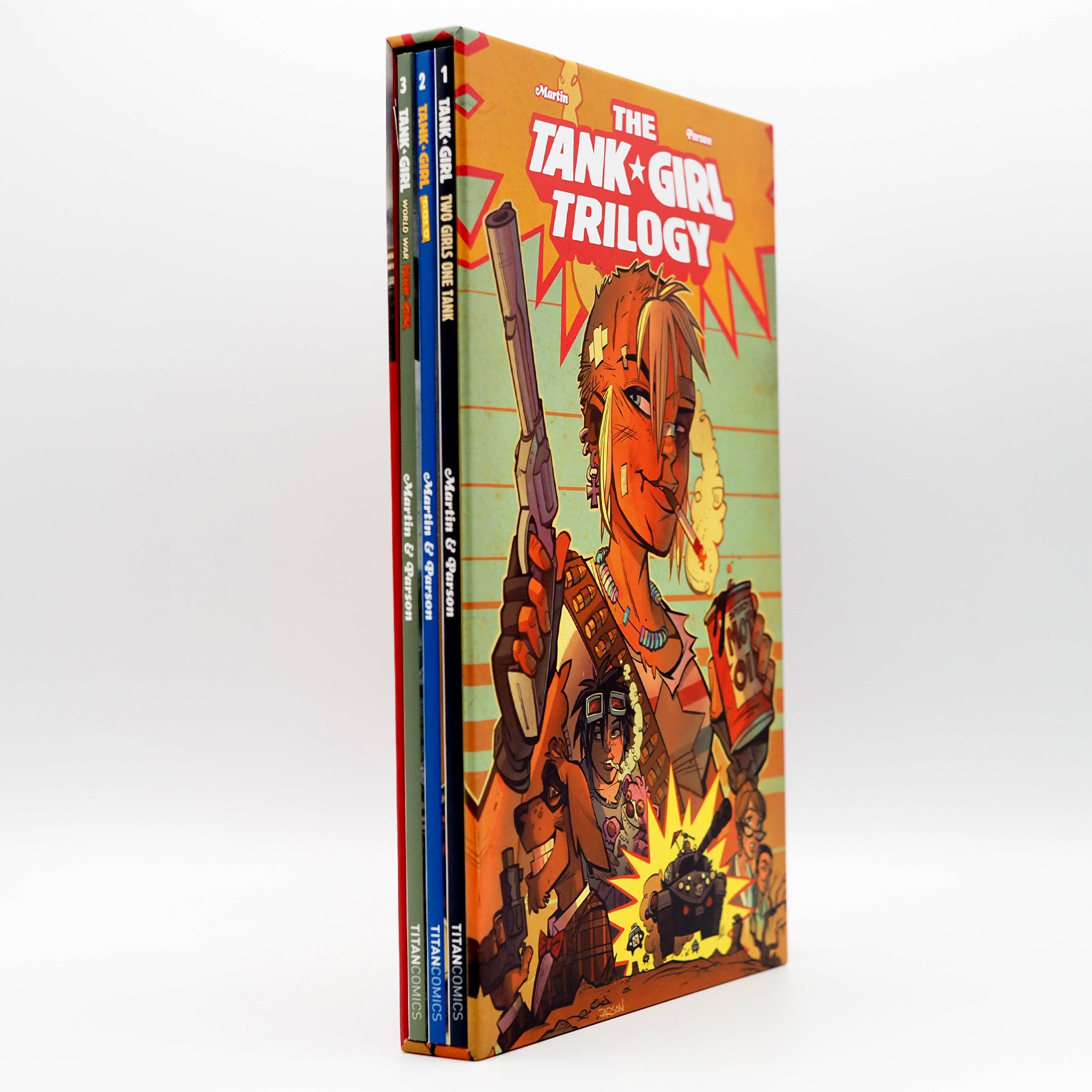 Tank Girl Trilogy Boxed Set - Hardcover Comic Book – Vinegar Syndrome
