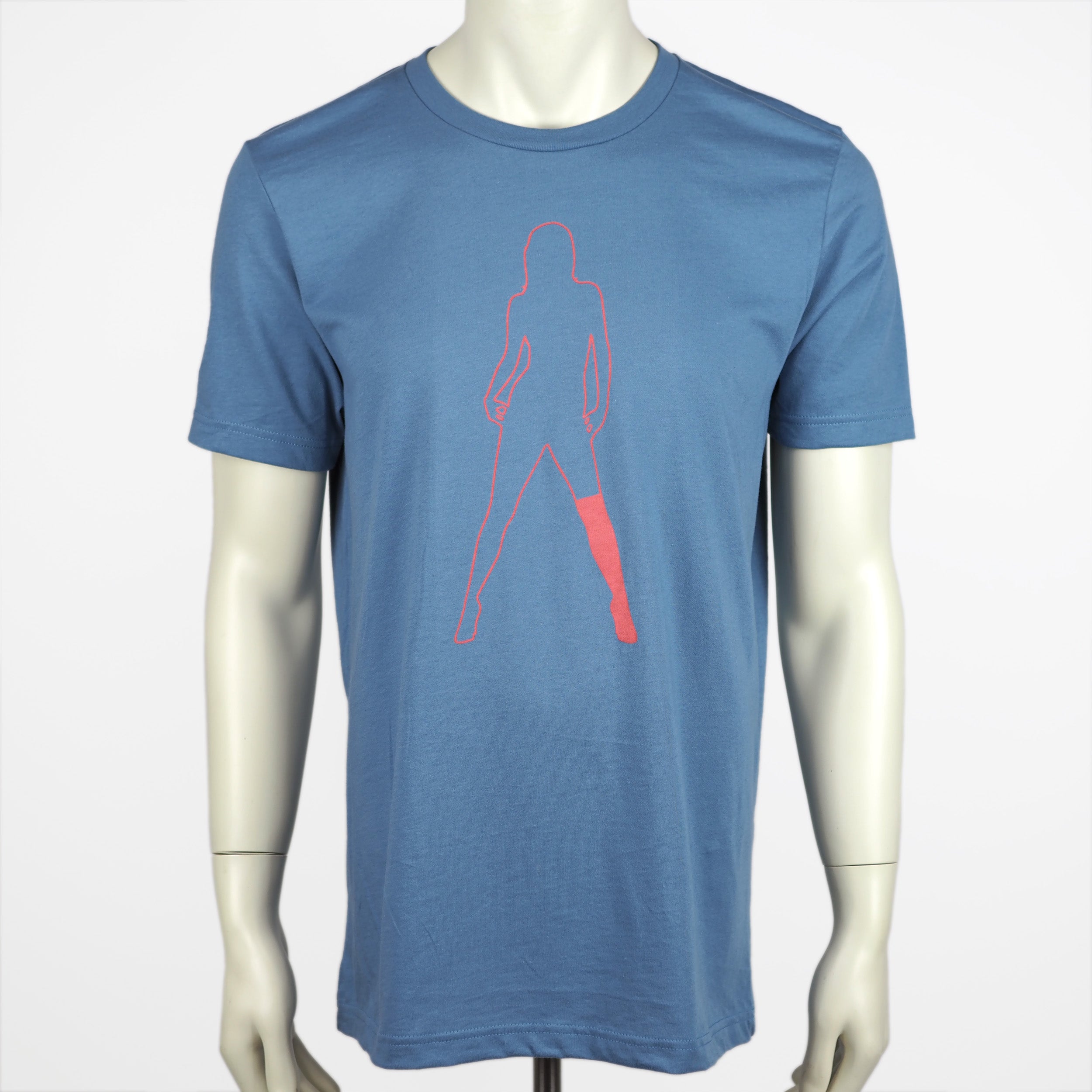 VS Logo - Coral / Steel Blue Variant - Shirt – Vinegar Syndrome