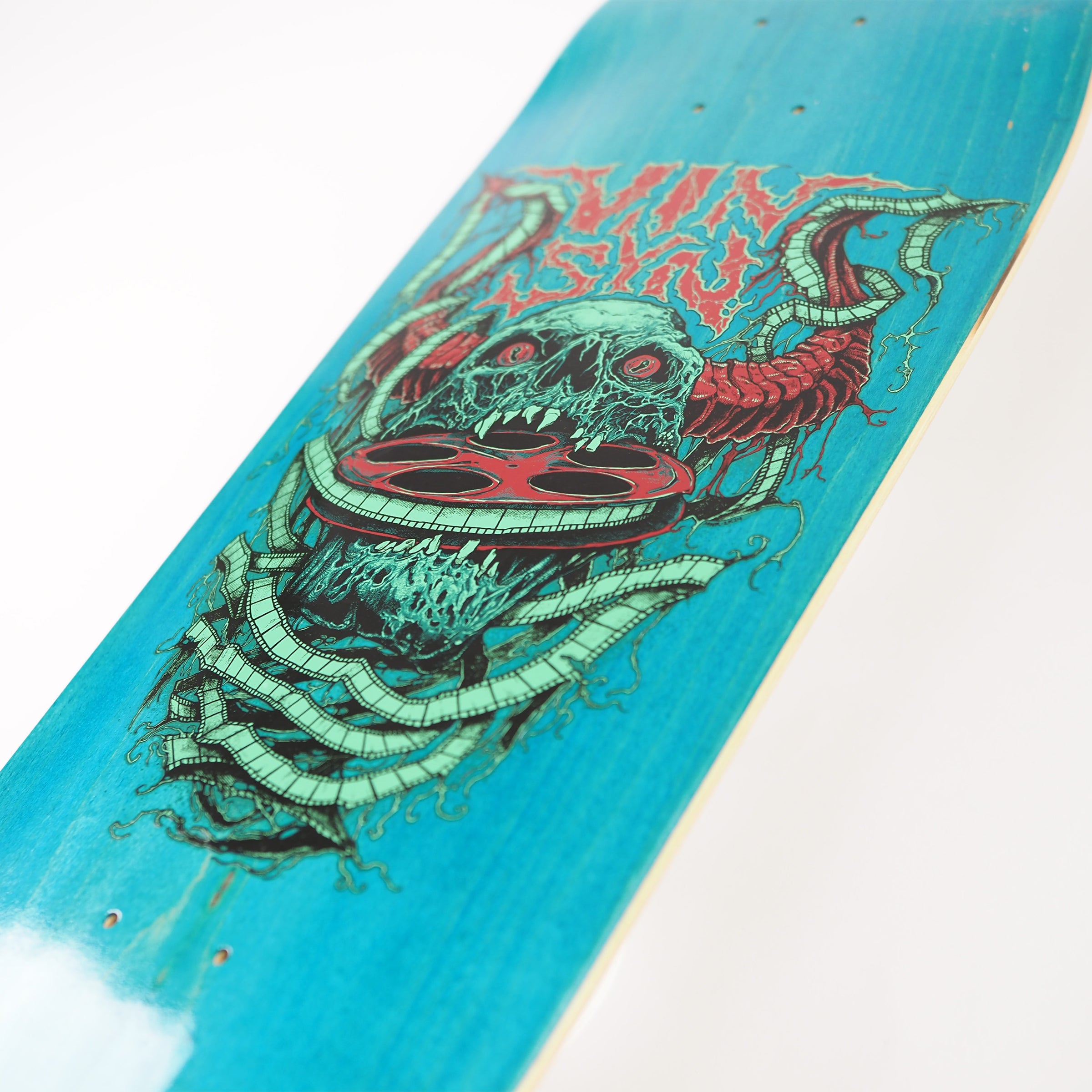 VinSyn Reel Skull - Variant Skate Deck – Vinegar Syndrome