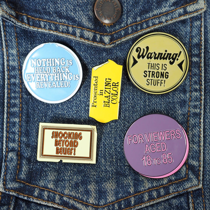 Pins & Buttons – Vinegar Syndrome
